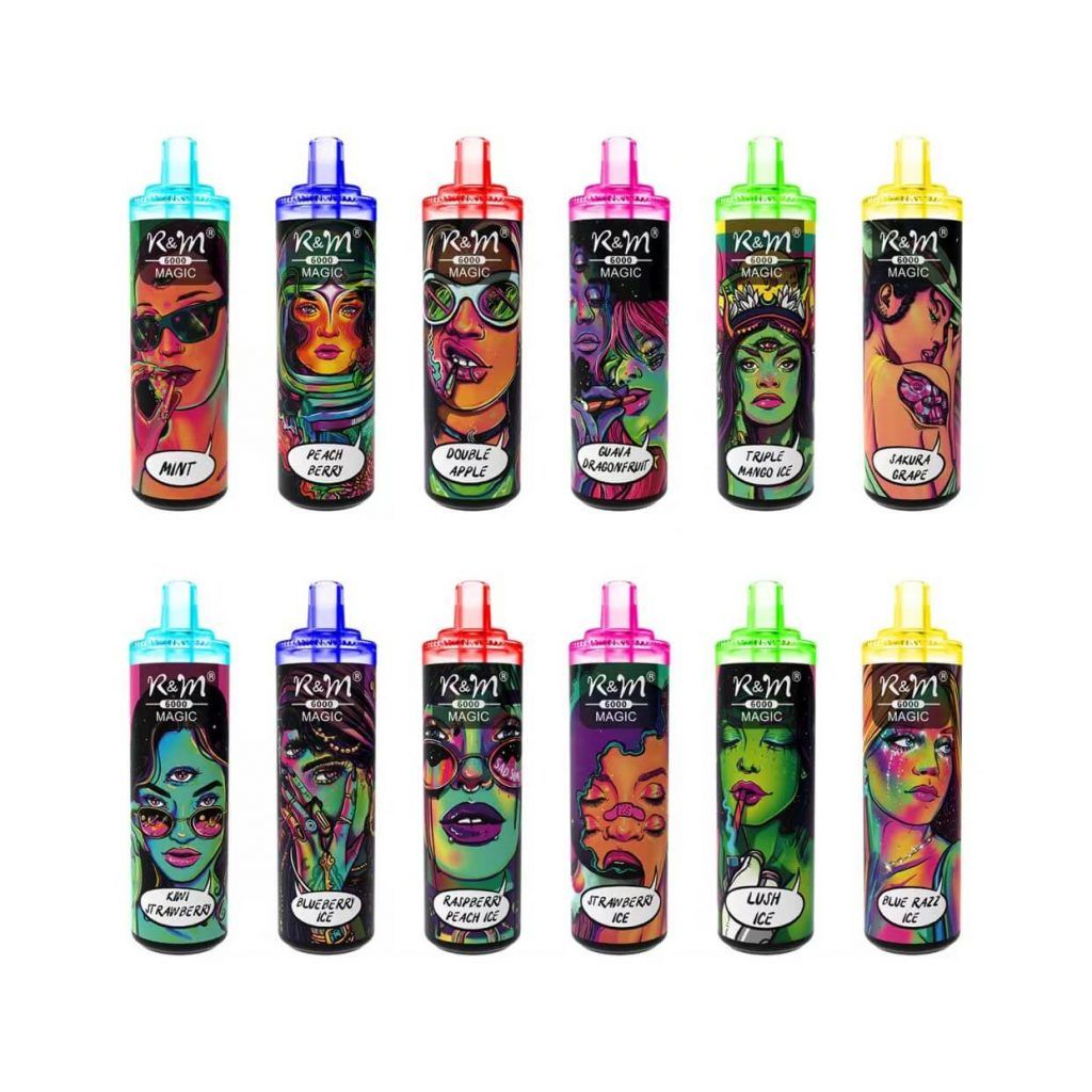 R&M MAGIC 6000 puffs Disposable Vape Pen Bulk Wholesale